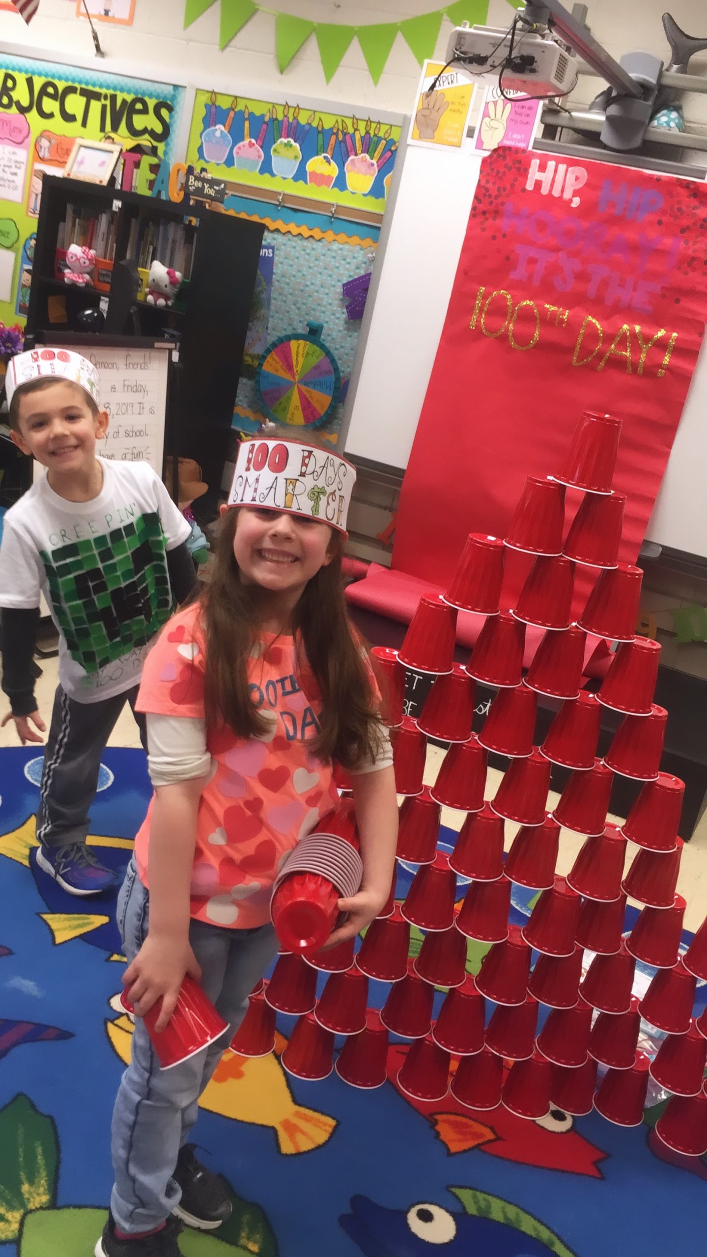 100th Day Centers & a Freebie