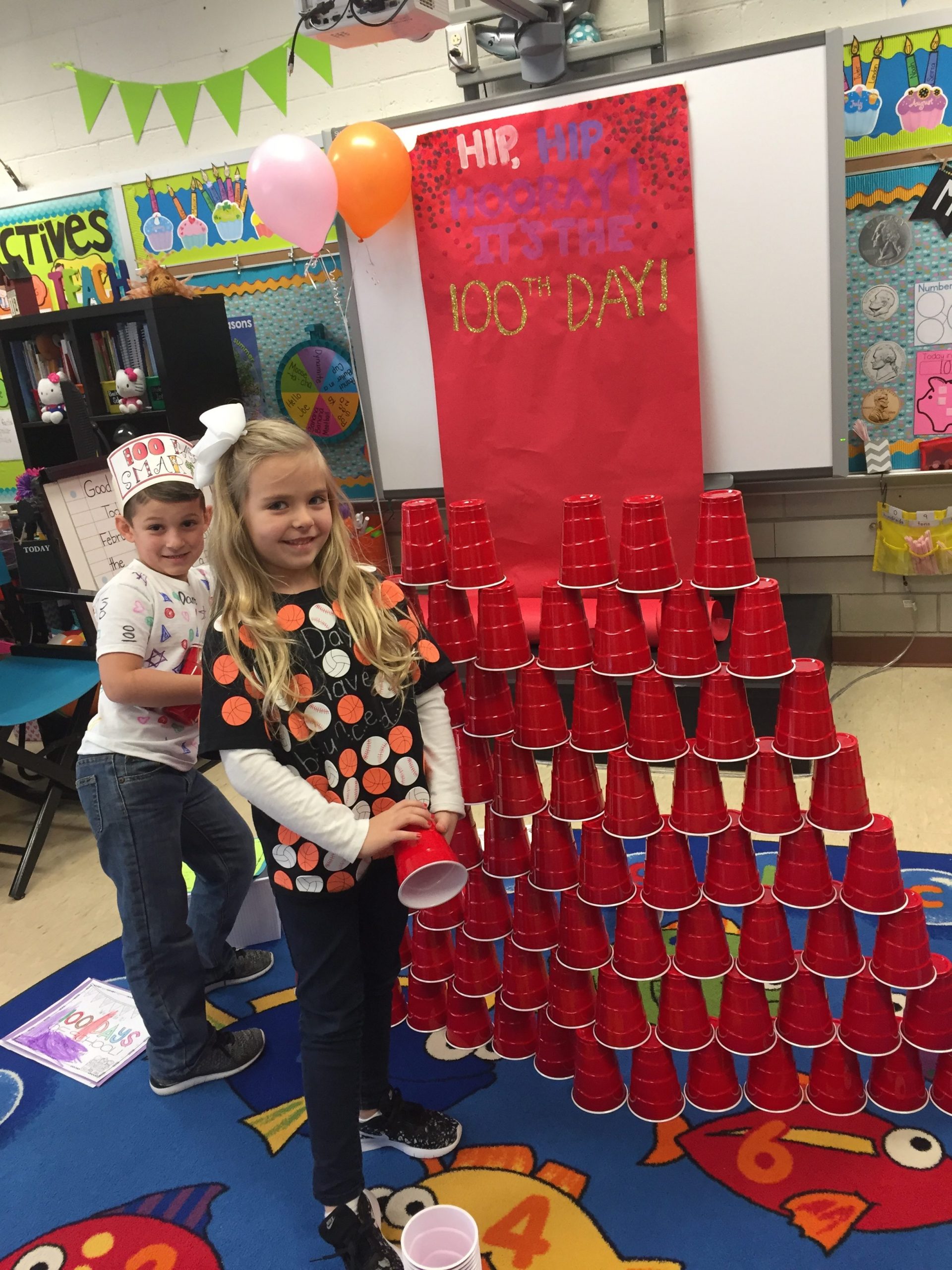 100th Day Centers & a Freebie