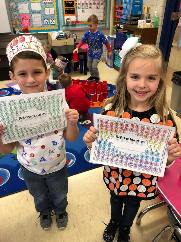 100th Day Centers & a Freebie