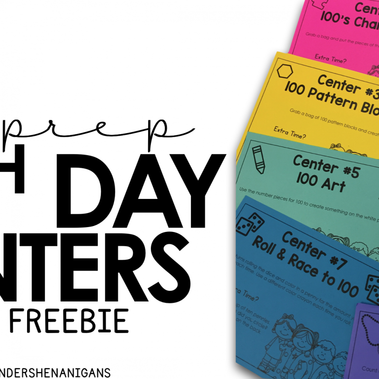 Guided Math Centers in Kindergarten – Kindershenanigans