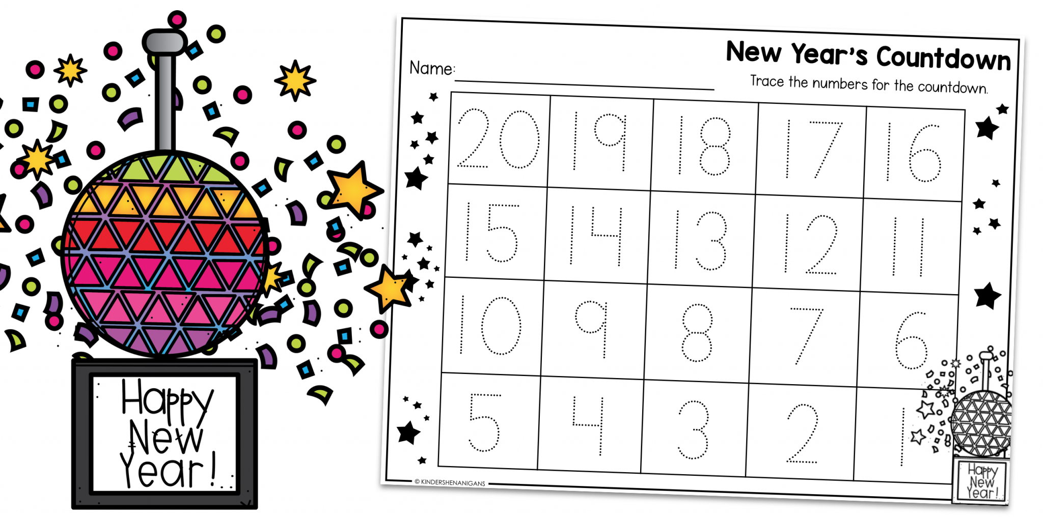 Ideas for New Years and a Freebie