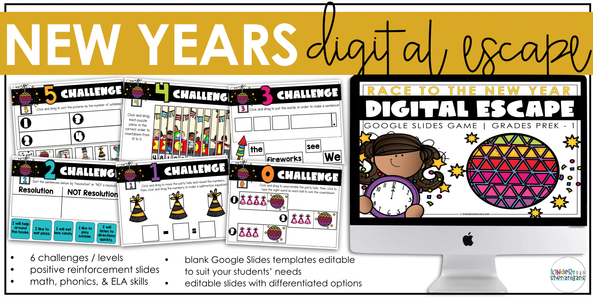 Ideas for New Years and a Freebie